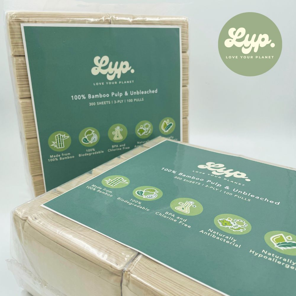LYP Facial Tissue Made in Bamboo Pulp Interfolded Paper Towel Soft Tissue for Travel 3 Ply ...
