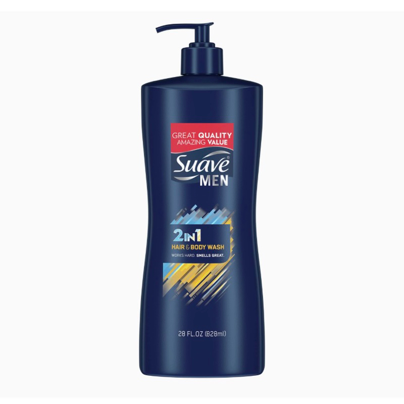 Suave Men 2 in 1 Hair and Body Wash 28 oz | Shopee Philippines