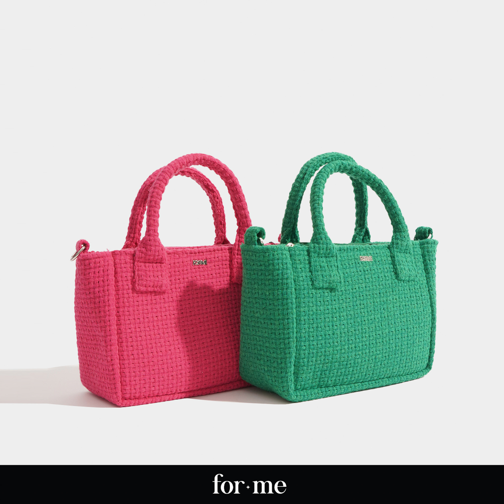 ForMe Textured Sling Bag for Women (Green/Hot Pink) | Shopee Philippines