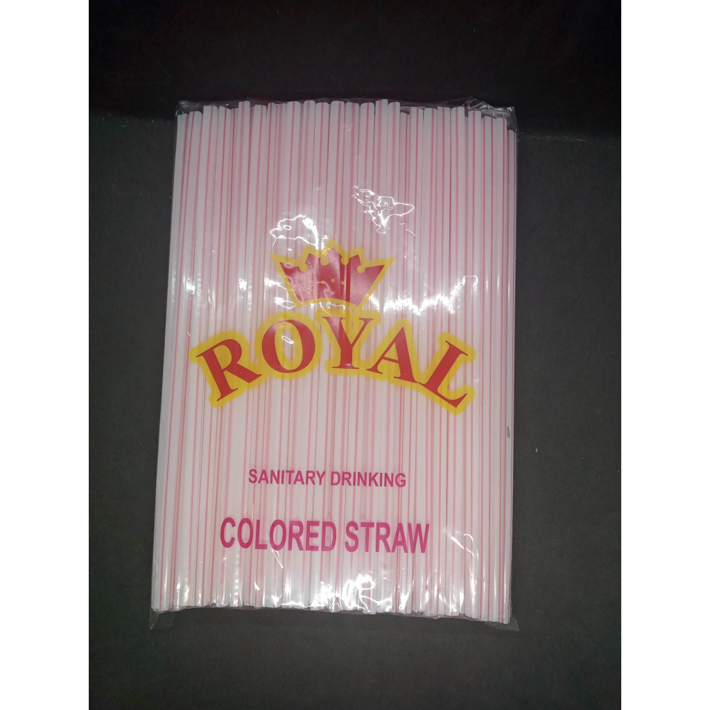 ROYAL STRAW | SOFTDRINK STRAW 100G | SANITARY DRINKING | Shopee Philippines