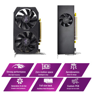 AISURIX 100% Graphics Card RX 550 4GB New Gaming Computer GPU GDDR5 ...