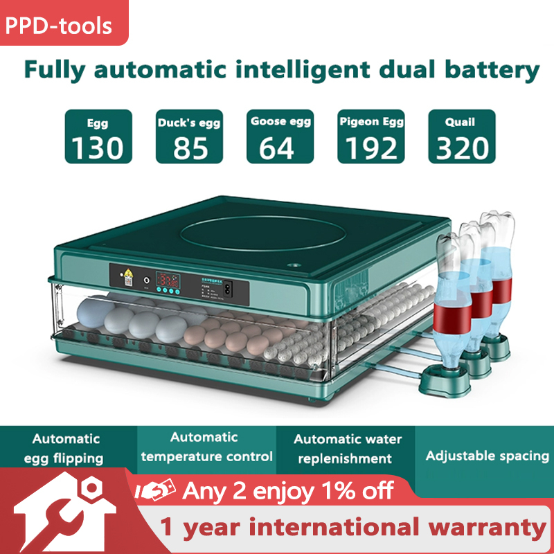 56/128 Egg Incubator Home Type Automatic Intelligent Incubator Duck and ...