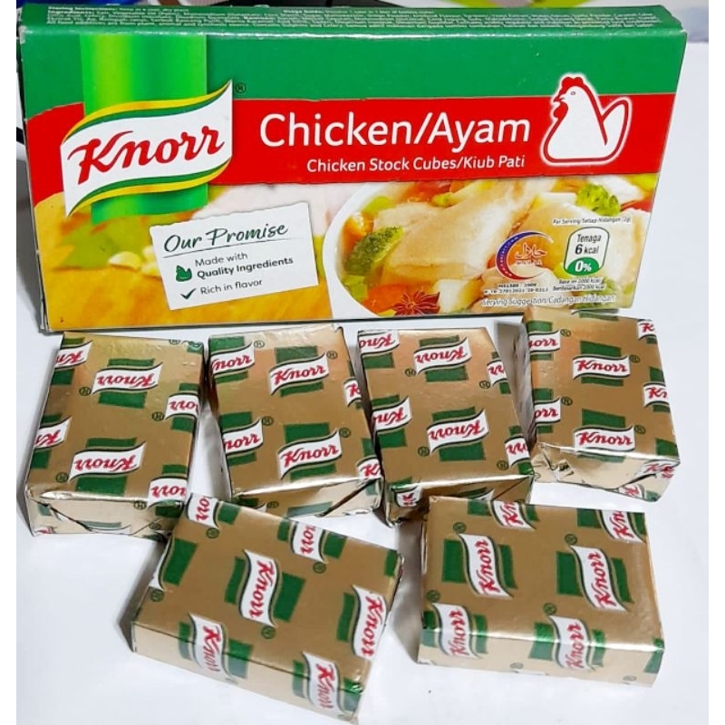 Knorr Chicken Stock Cubes. 6 cubes/pack.(60gms) | Shopee Philippines