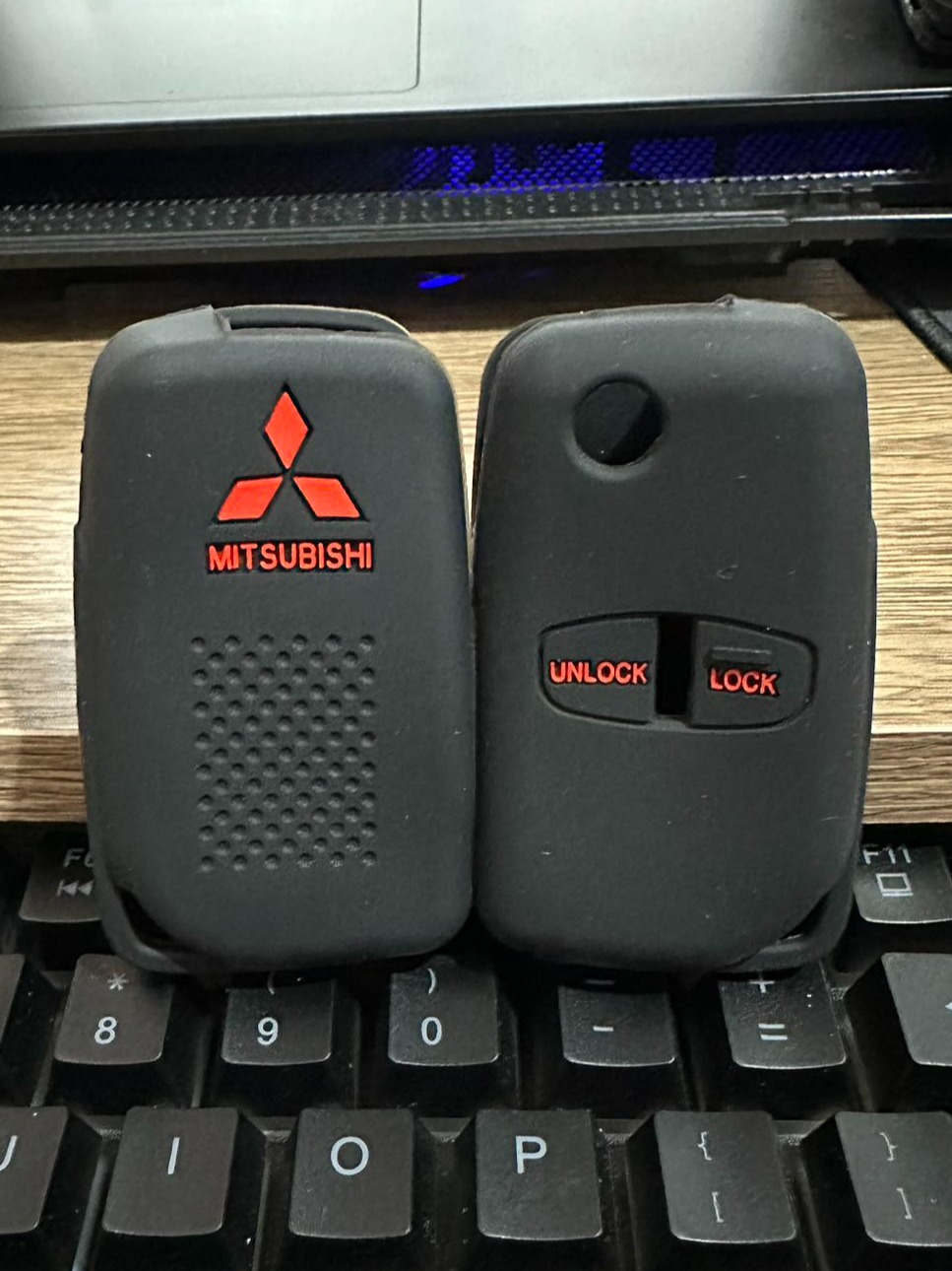 Modified flip key silicone cover for Mitsubishi Montero/ Mirage/Xpander ...