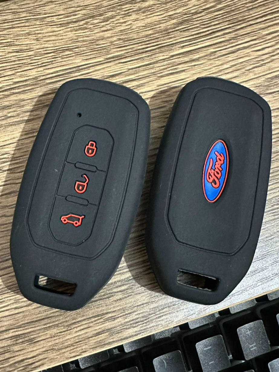 Silicone Key Cover for Ford Territory Smart 3 Button (S-74 / S-74-Red ...