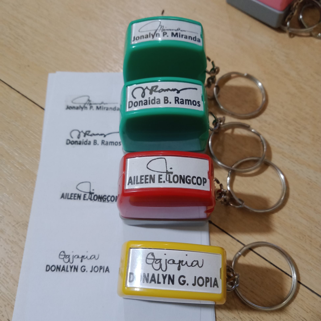 DIGI Stamp Personalized Self-inking Flash Stamp Name Signature Position ...