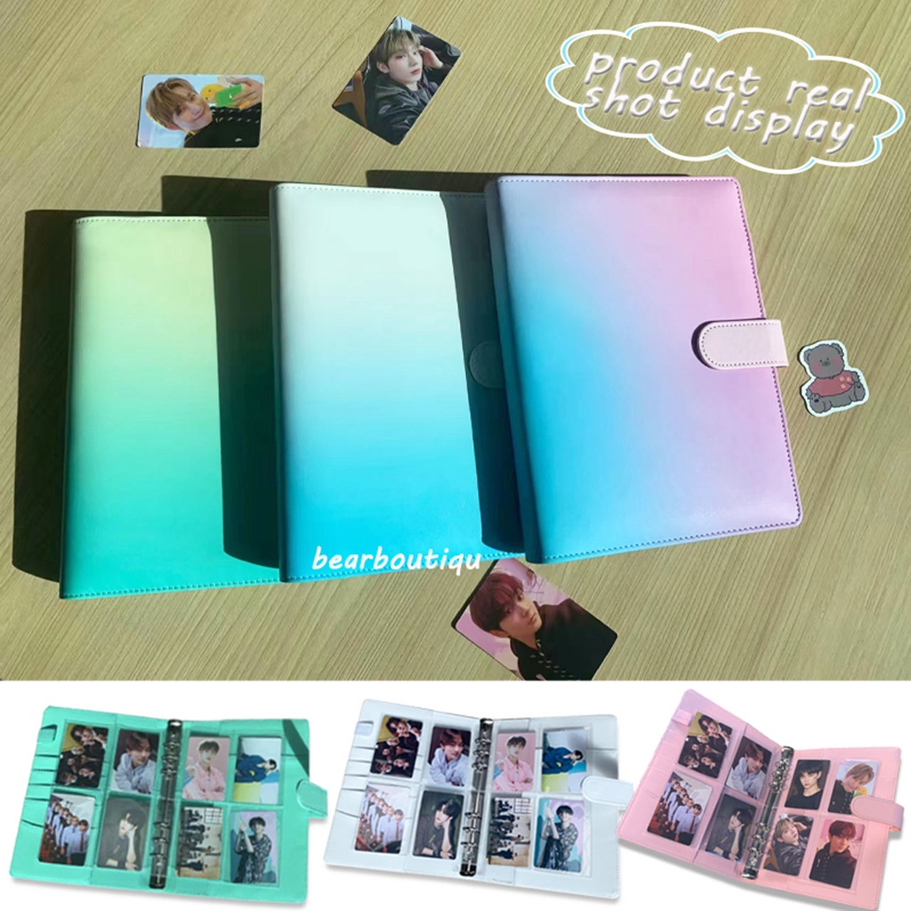 Macaron binder A5/A6 photocard binder money organizer binder | Shopee ...