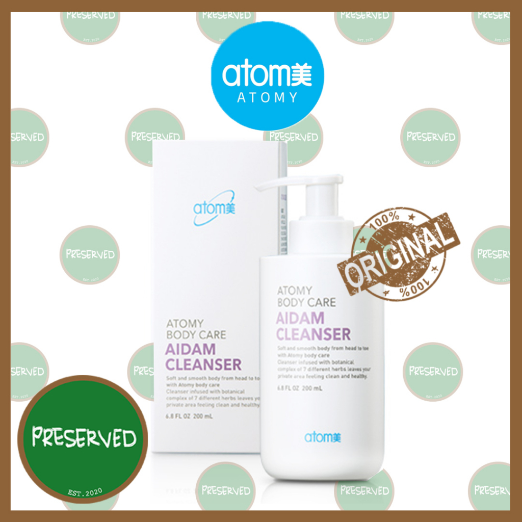 Atomy Korea Body Care Aidam Cleanser Feminine Wash (200ml) | Shopee ...