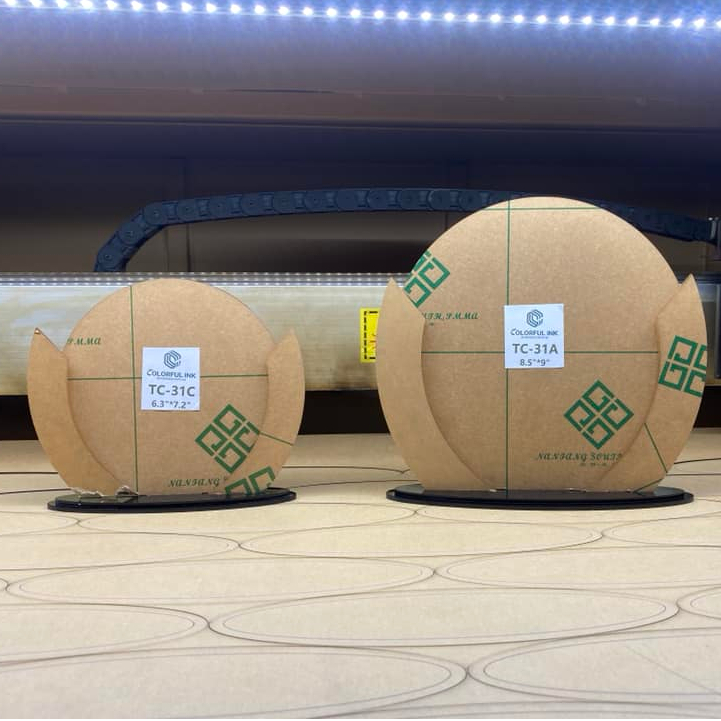 (TC-31C / TC-31A)Blank Acrylic Plaque body 3MM-Clear/Transparent,Base ...