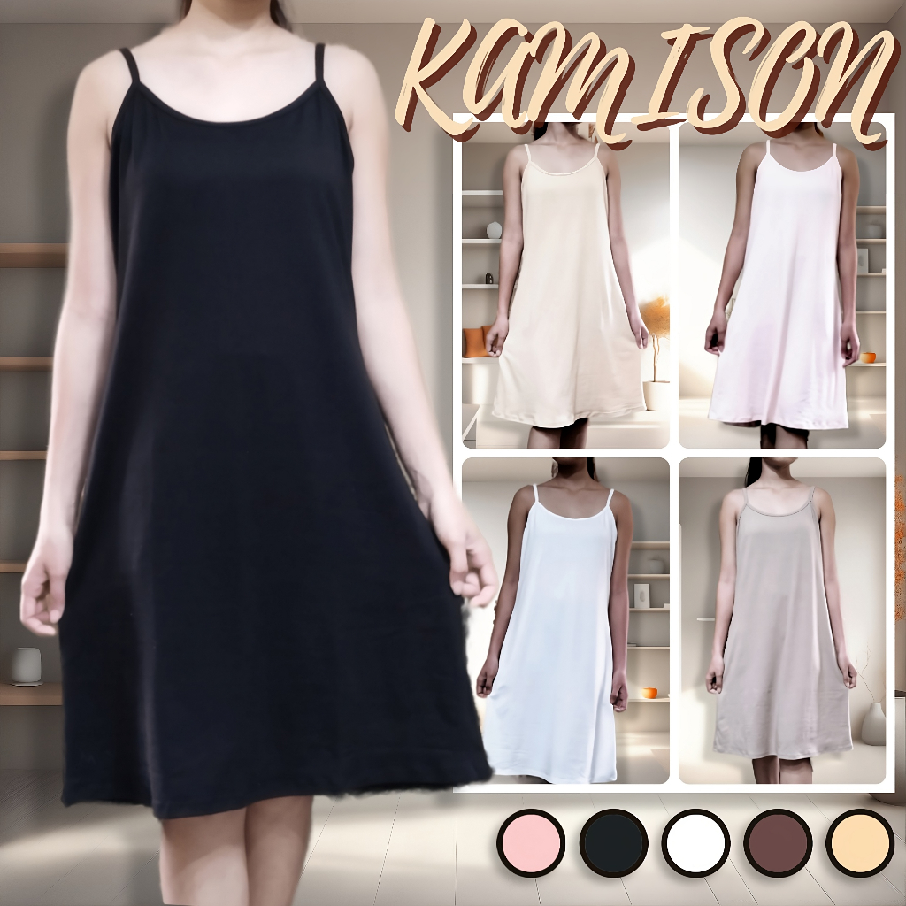 Plush Longline Kamison Dress Camisole for Women | S-M / L-XL / 2XL-3XL ...