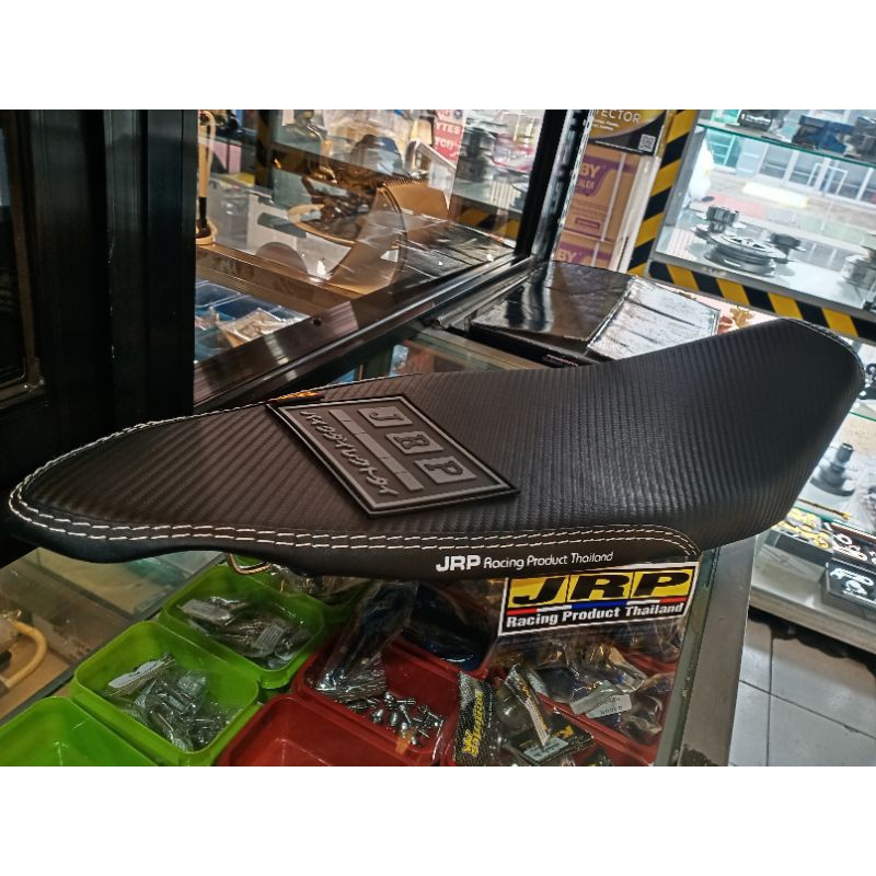 JRP NEW LOGO FLATSEAT RAIDER FI RUBBERISED LOGO | Shopee Philippines
