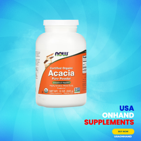USAOnhand | NOW Foods, Organic Acacia Pure Powder, 12 oz (340 g ...