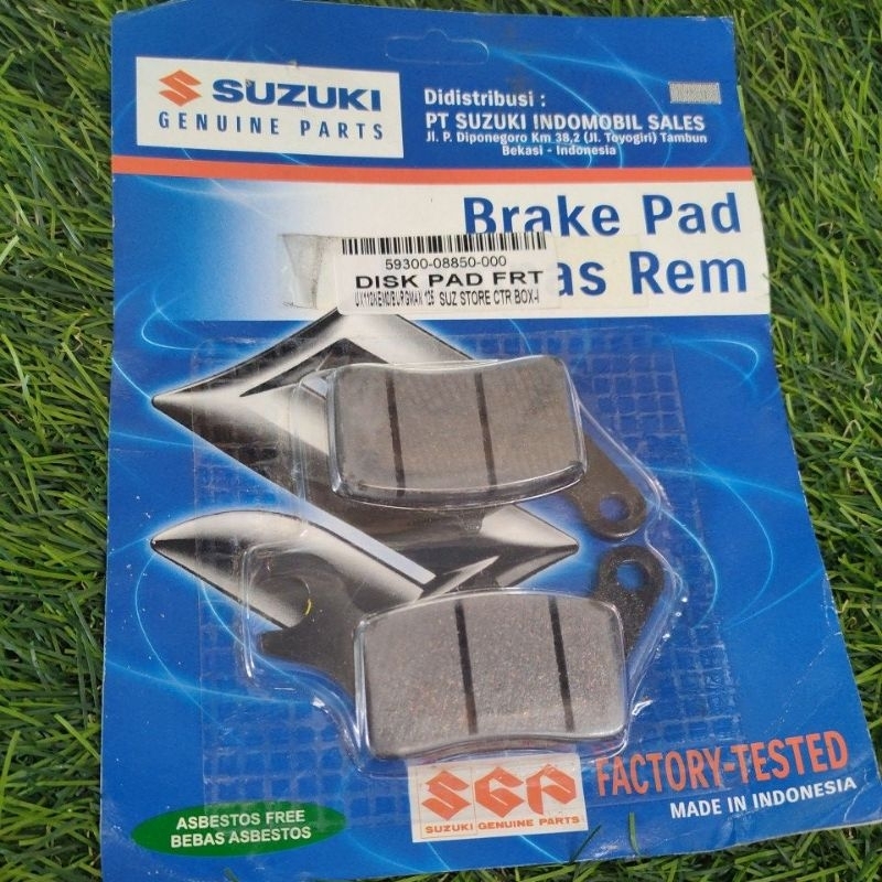 SGP Suzuki Burgman 125 brake pad front (59300-08850-000) | Shopee ...