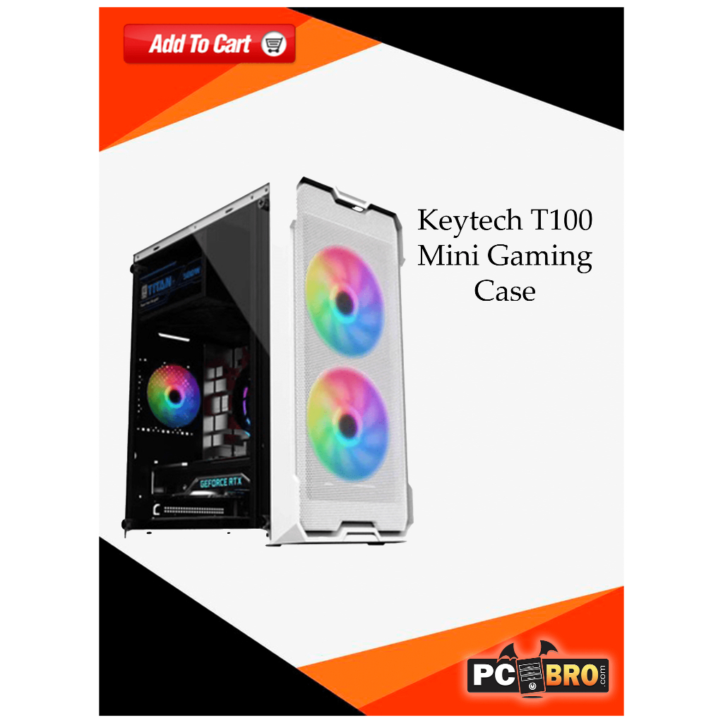 Keytech T100 Mini Gaming Case Matx Mitx | Shopee Philippines