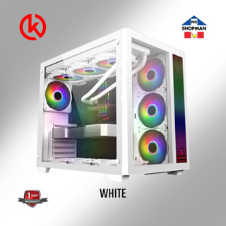 Keytech Coolman Robin SE ATX Black White Desktop PC Case | Shopee ...
