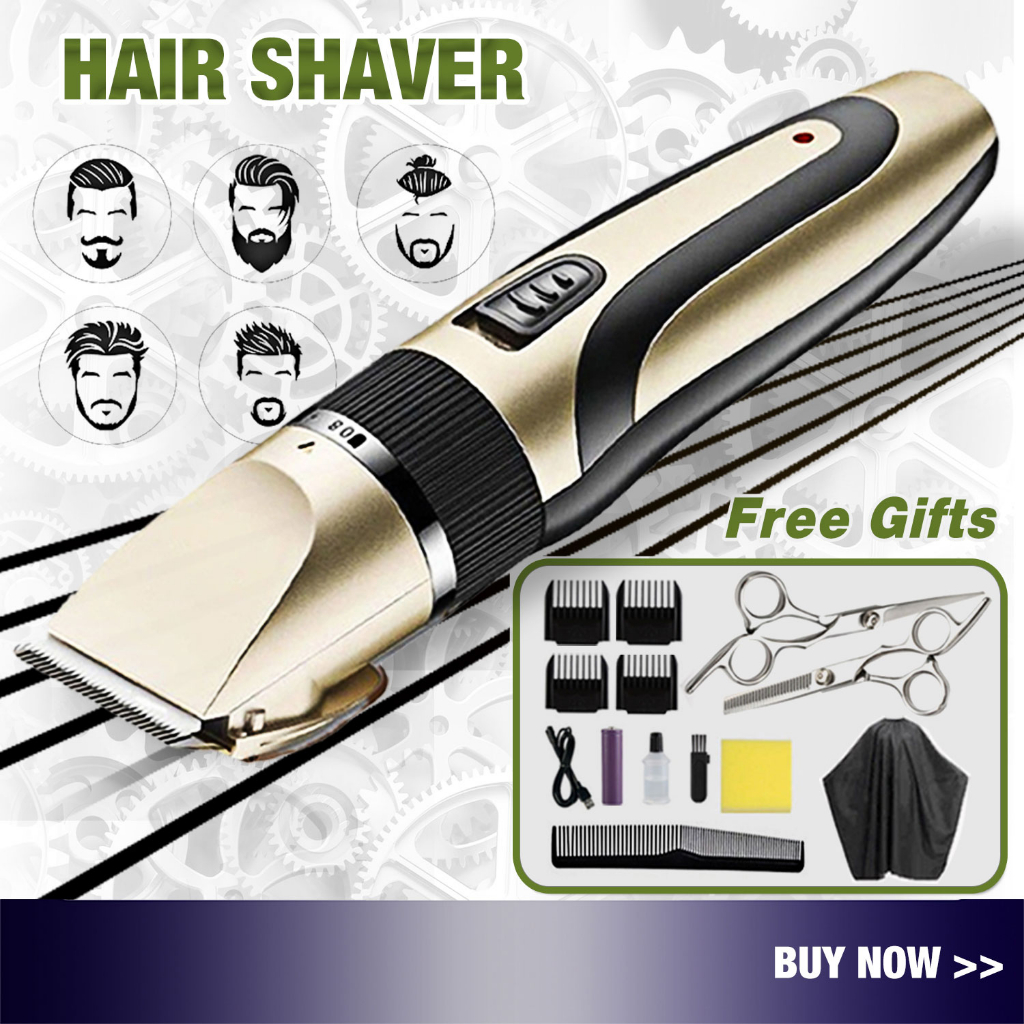 Razor Hair Cut Electric Hair Clipper Trimmer Usb Rechargeable Shaver ...