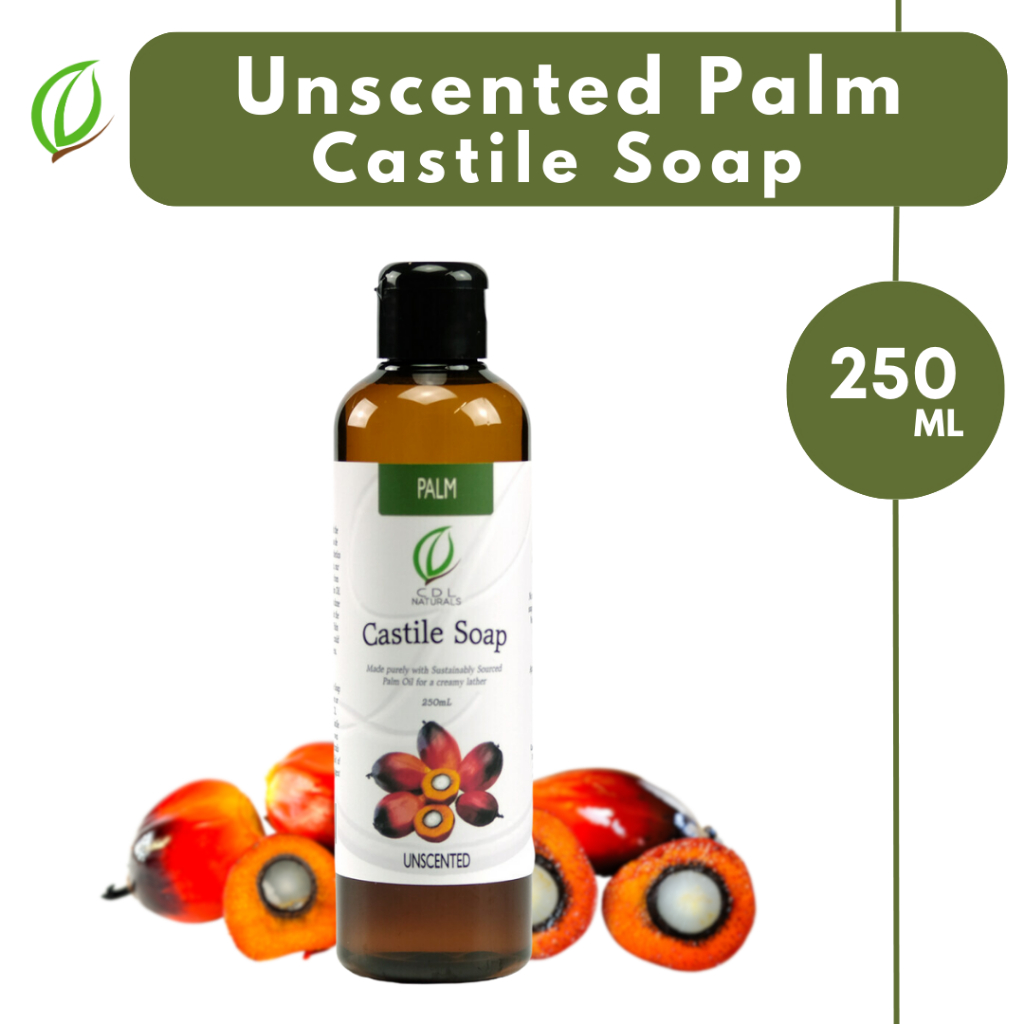 Concentrated Unscented Pure Palm Castile Soap 250mL | Shopee Philippines