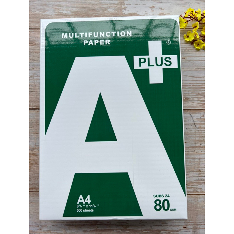 A Plus Bond Paper 80gsm sub 24 A4 (1ream / 500 sheets) | Shopee Philippines