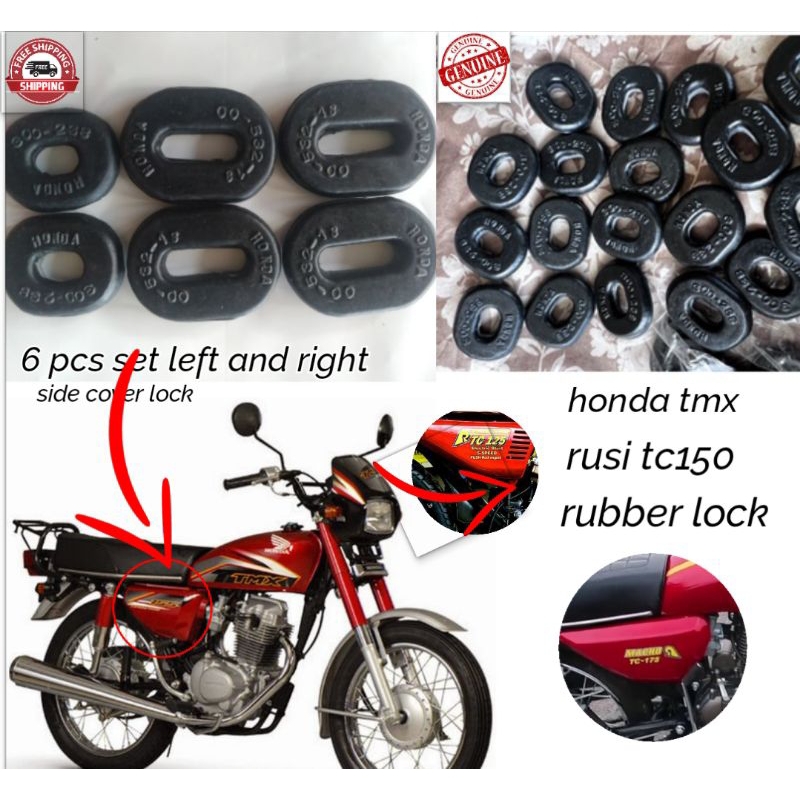 Grommet Side Cover Lock Rubber Tmx And Rusi 150 6 pcs set side by side ...