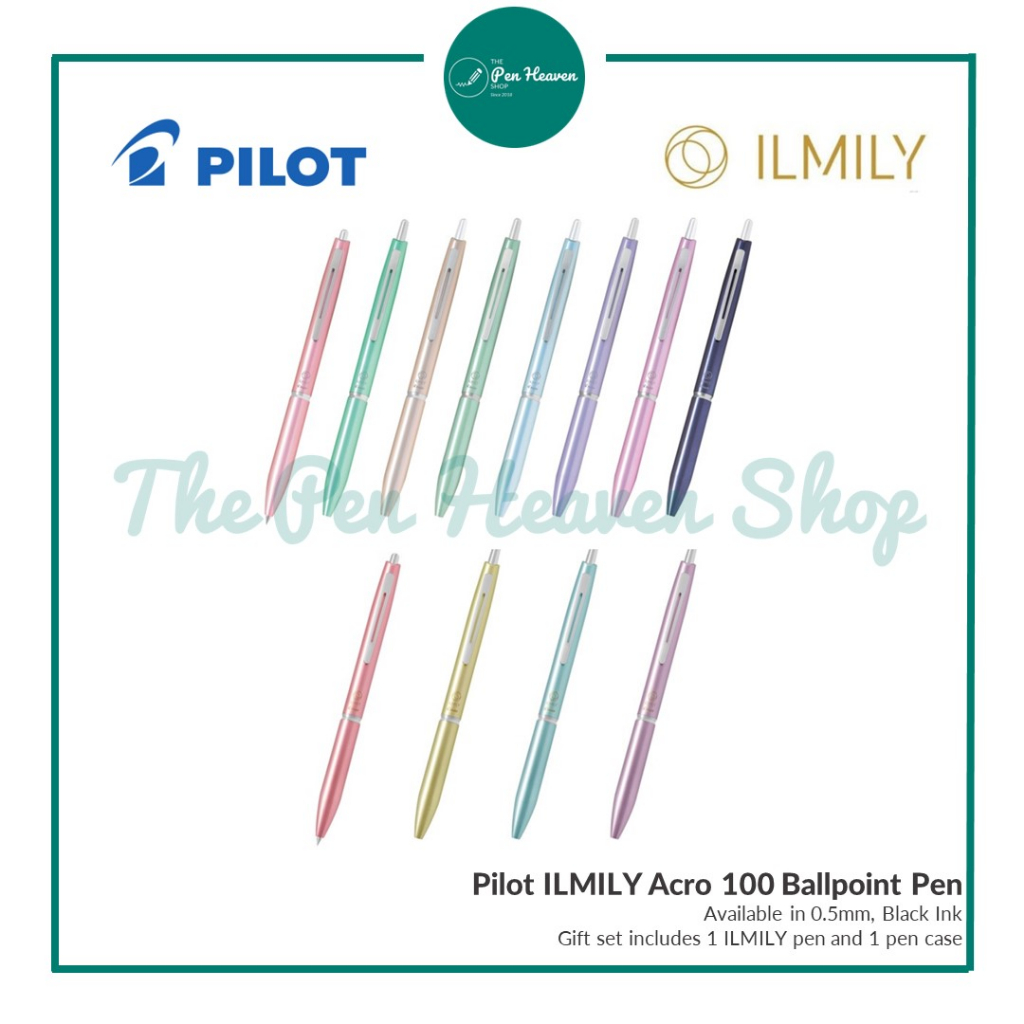 Pilot ILMILY Acro Ballpoint Pen (Acroball, 0.5mm) | Shopee Philippines
