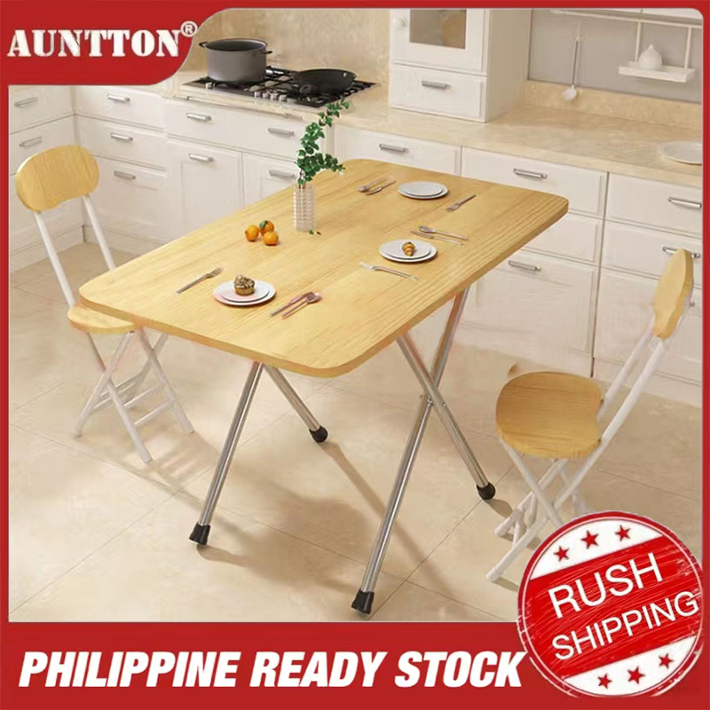 COD Folding Dining Table Lamesa Dining Table Study Desk Outdoor Camping ...