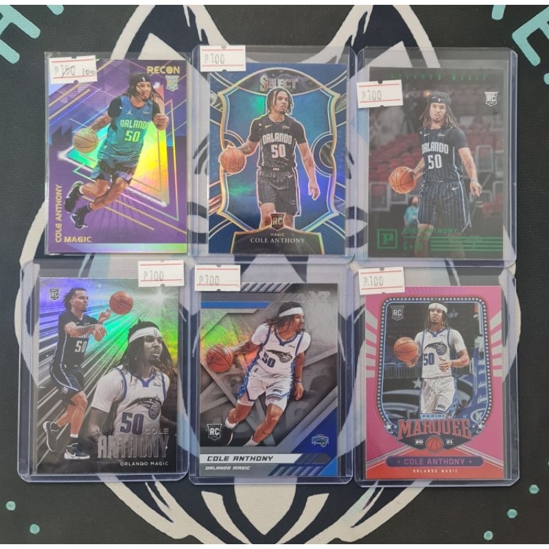 COLE ANTHONY NBA CARDS PART 2 | Shopee Philippines