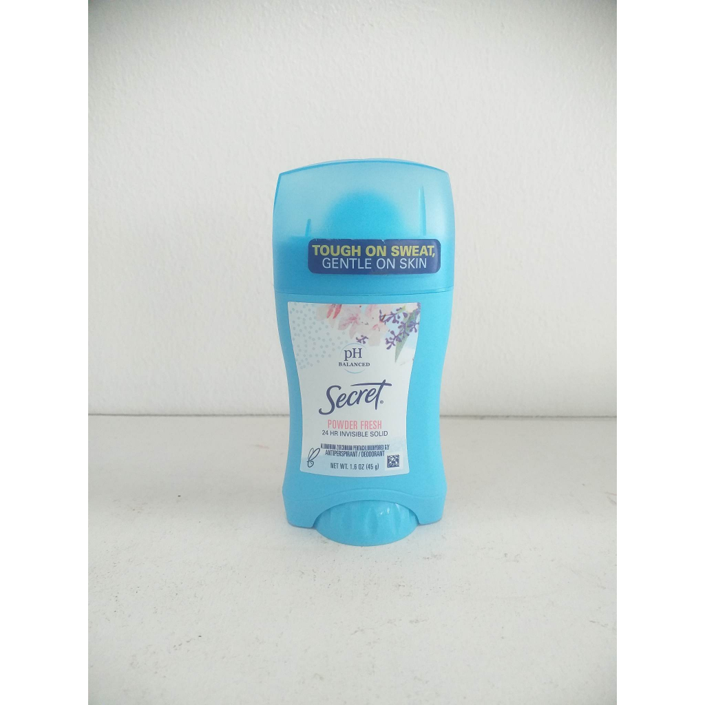 Secret Invisible Solid Antiperspirant Deodorant, Powder Fresh, 1.6 oz ...