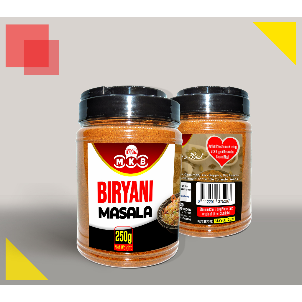 Biryani Masala Powder 250g in Jar (MKB) | Shopee Philippines