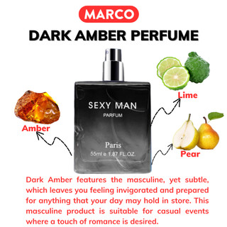 Marco SEXY MAN Perfume Paris Perfume 55ml Long-lasting fragrance for ...