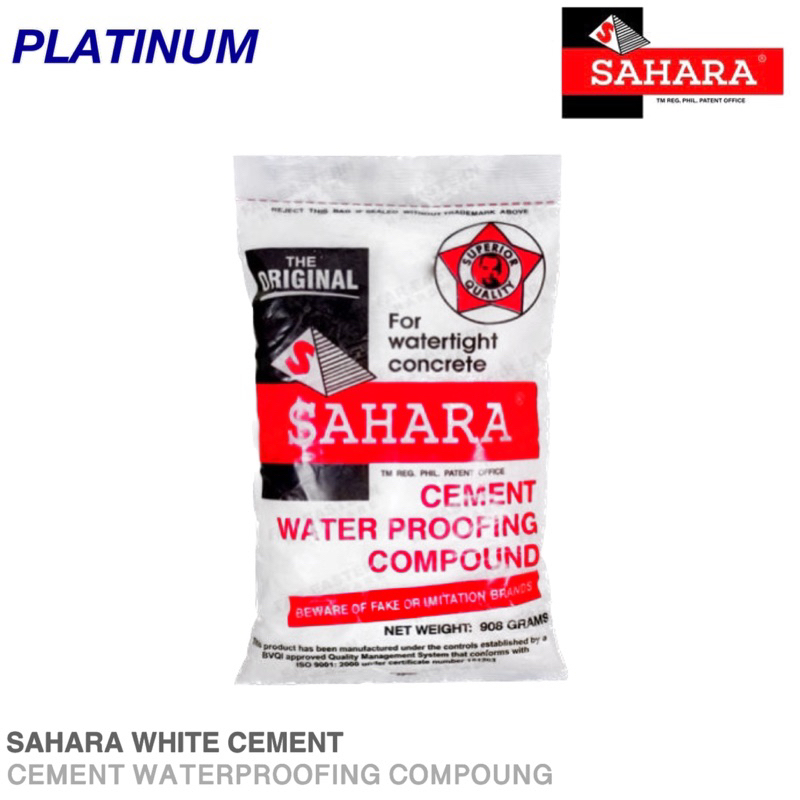 908g | SAHARA White Cement | Cement Waterproofing Compound | Shopee ...