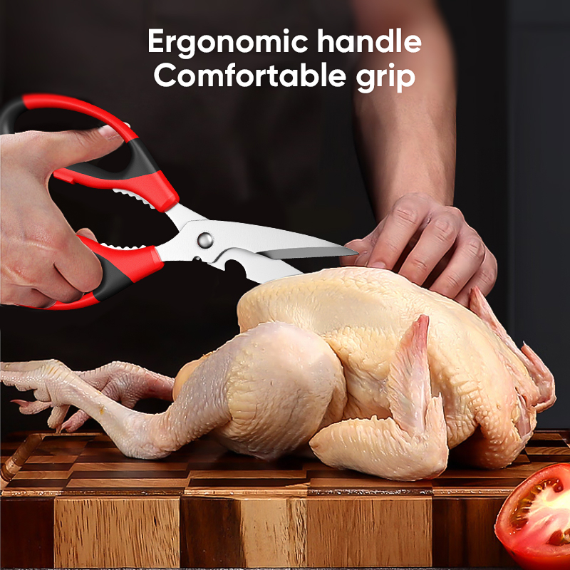 Mitsushi kitchen scissors Gunting Stainless Multi-purpose Stainless ...