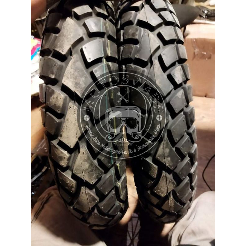 Classic Tire Dual Sports Tire Swallow For Scrambler Tracker Cafe Racer ...