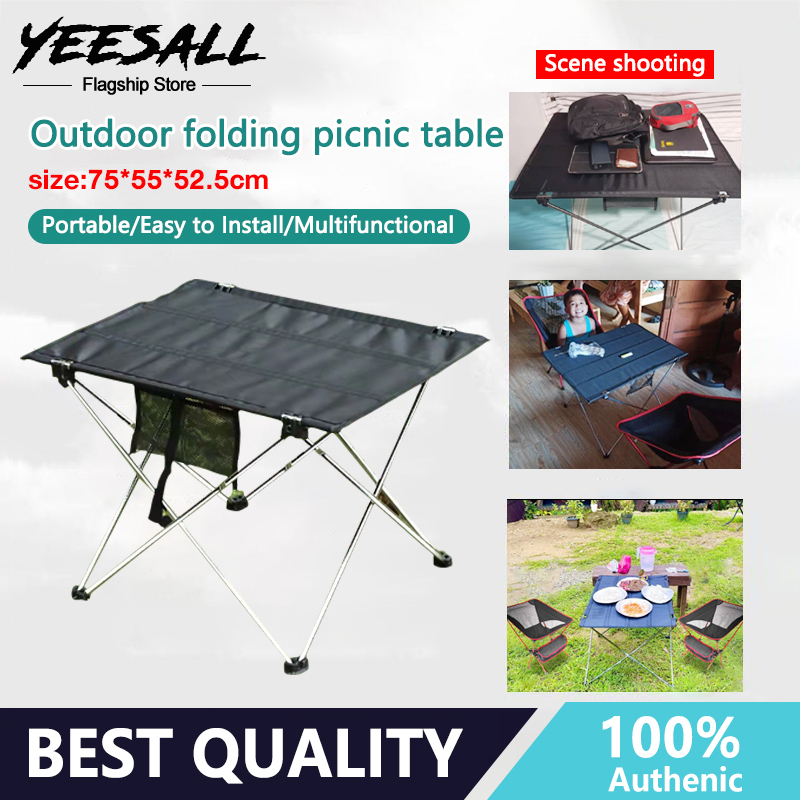 Egg Roll Table Outdoor Wooden Tables Camping Potluck Portable Dining ...