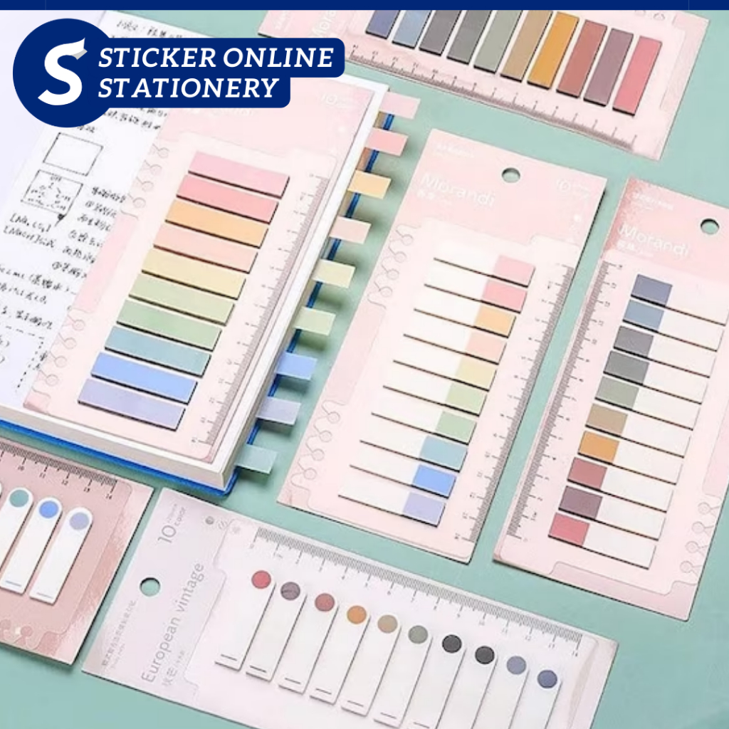 200 pcs Colorful Sticky Note Memo Pad Label Sticker Bookmarks Notepad ...