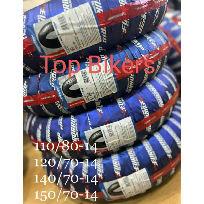 EUROGRIP TIRES (BEE CONNECT) -AEROX 110, 120, 140 & 150/70/14 ( FREE ...