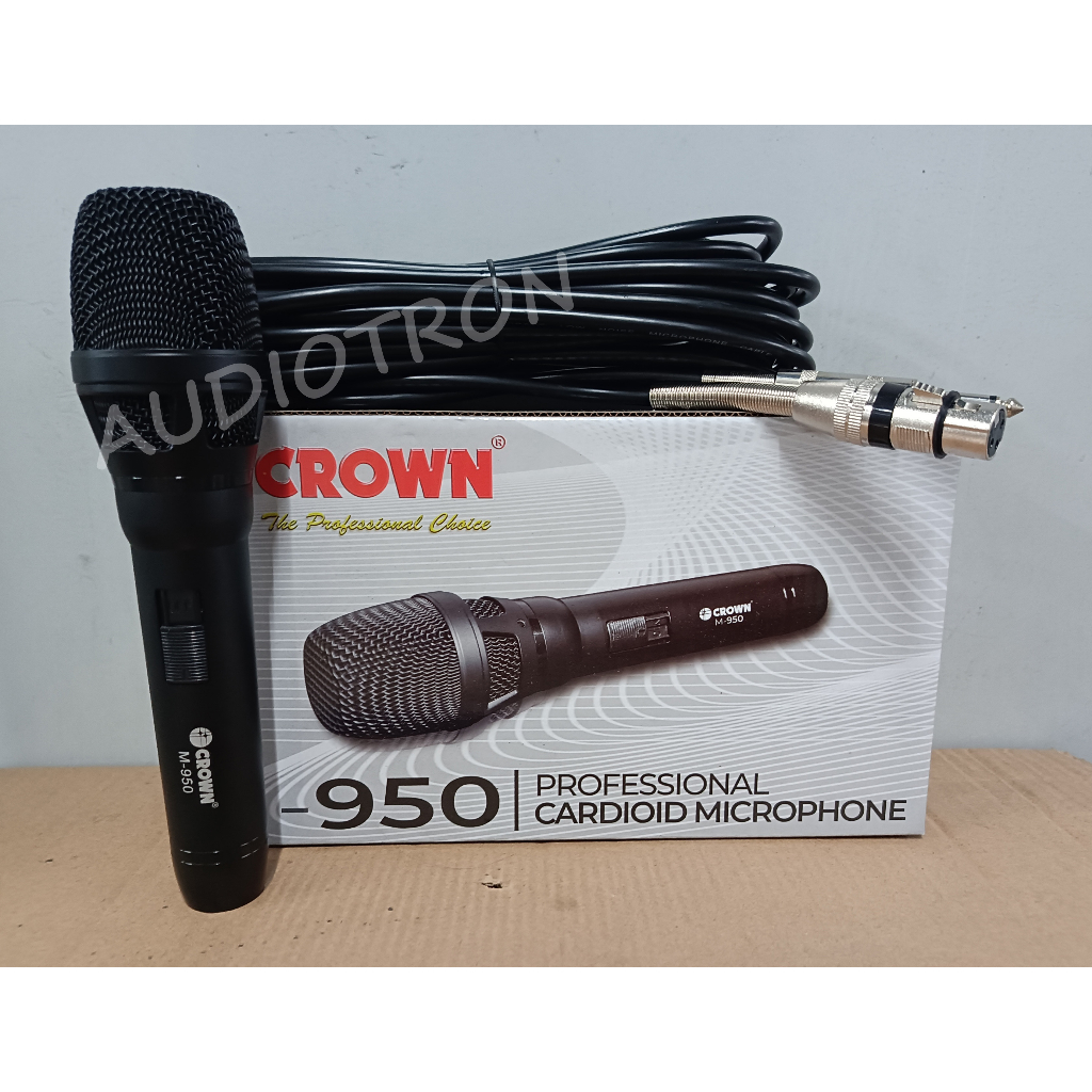Crown M 950 Professional Cardioid Original Microphone | Shopee Philippines