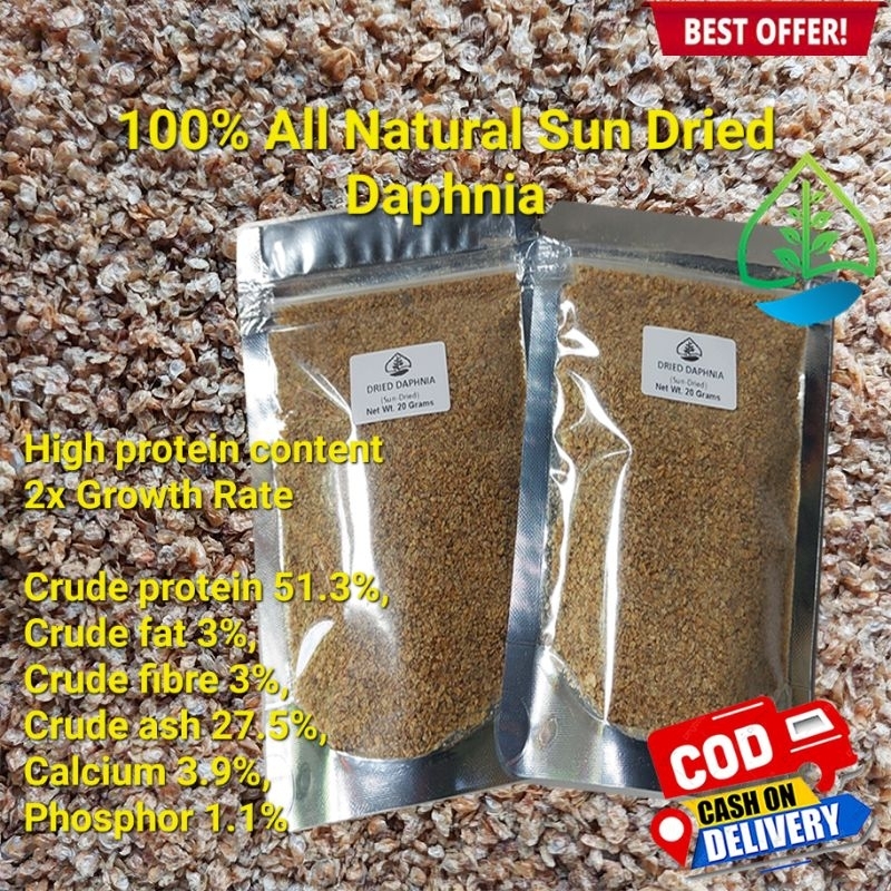 Dried Daphnia (Sun Dried) Water Flea Fish Food | Shopee Philippines
