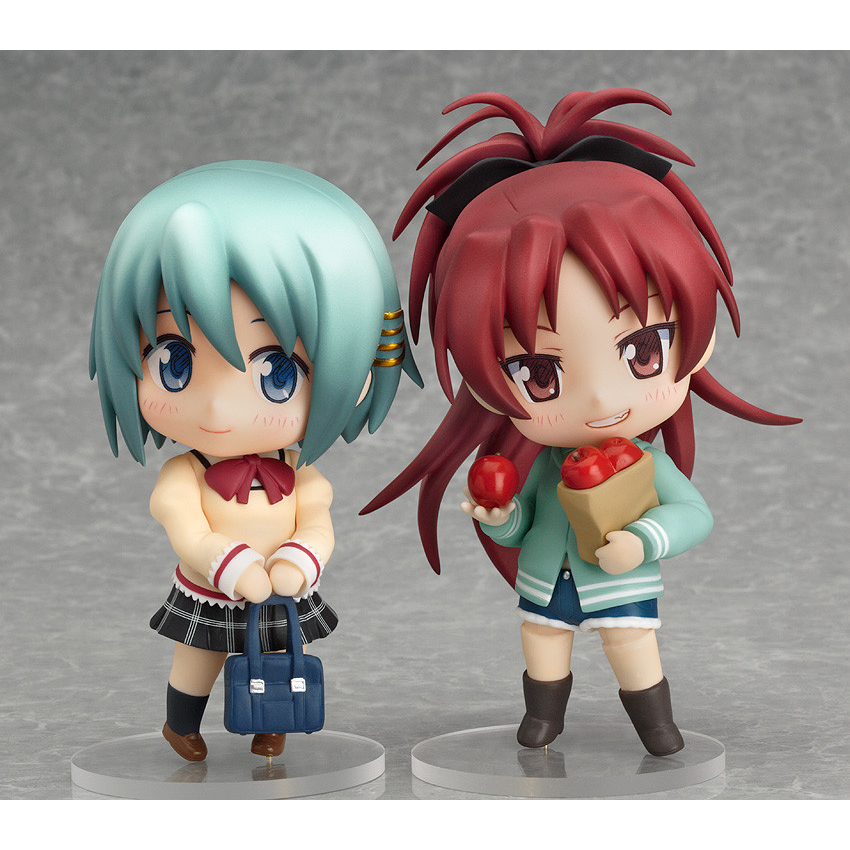 [Authentic] Nendoroid #422 Sayaka Miki Uniform and Kyoko Sakura Plain ...