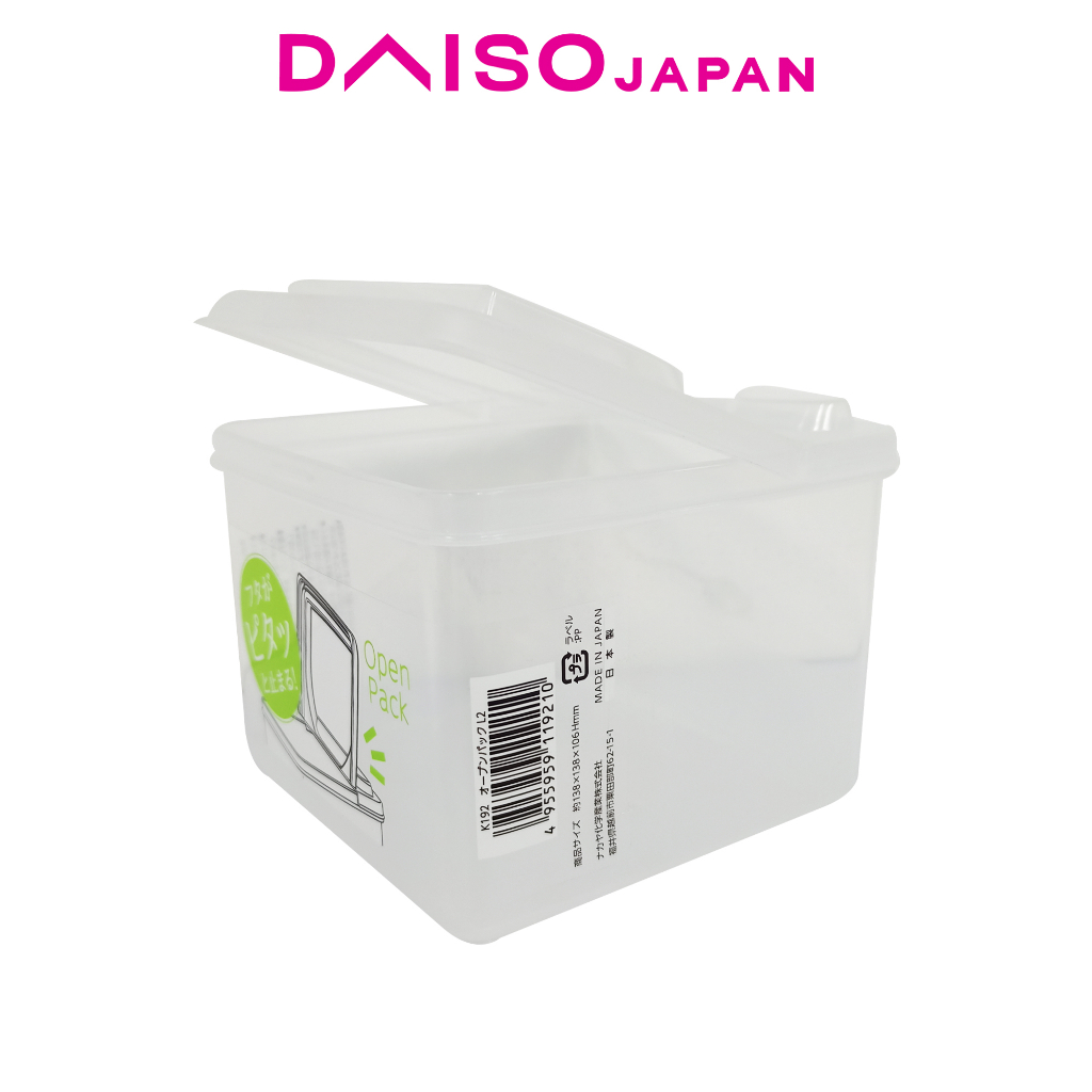 Daiso Flip Top Food Storage Container L2 | Shopee Philippines