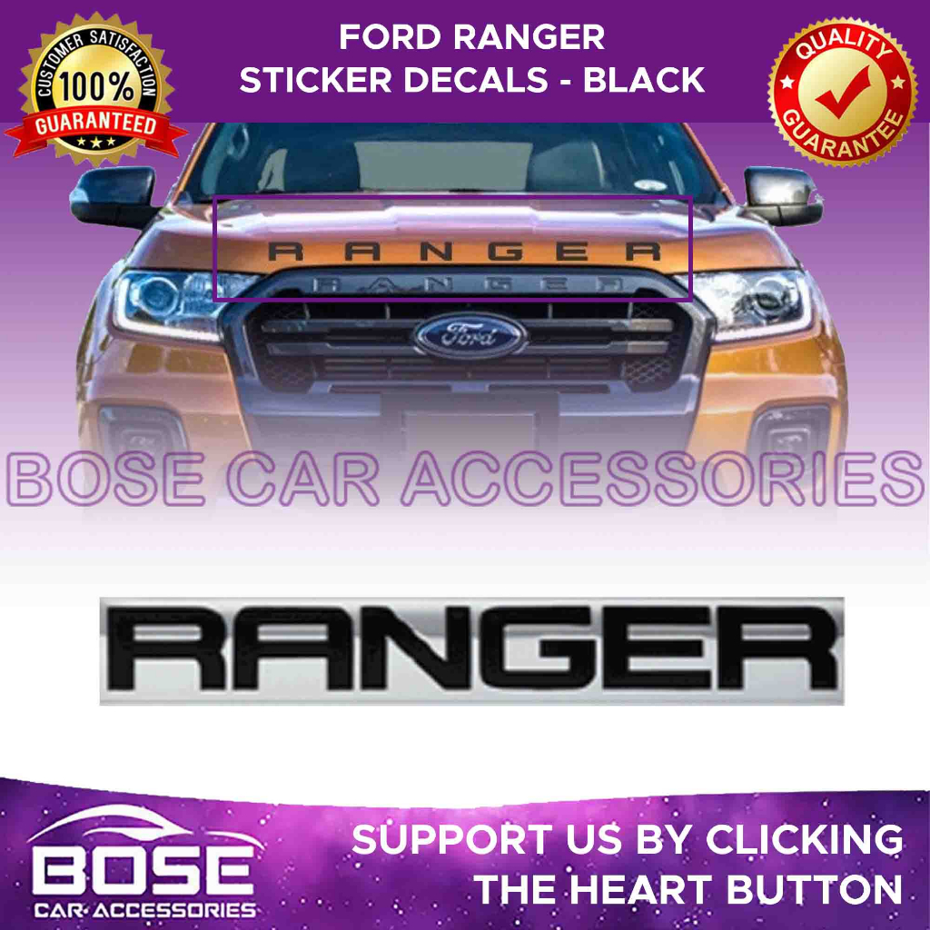 Car Hood Emblem Sticker for Ford Ranger Raptor Sticker Decals Car ...