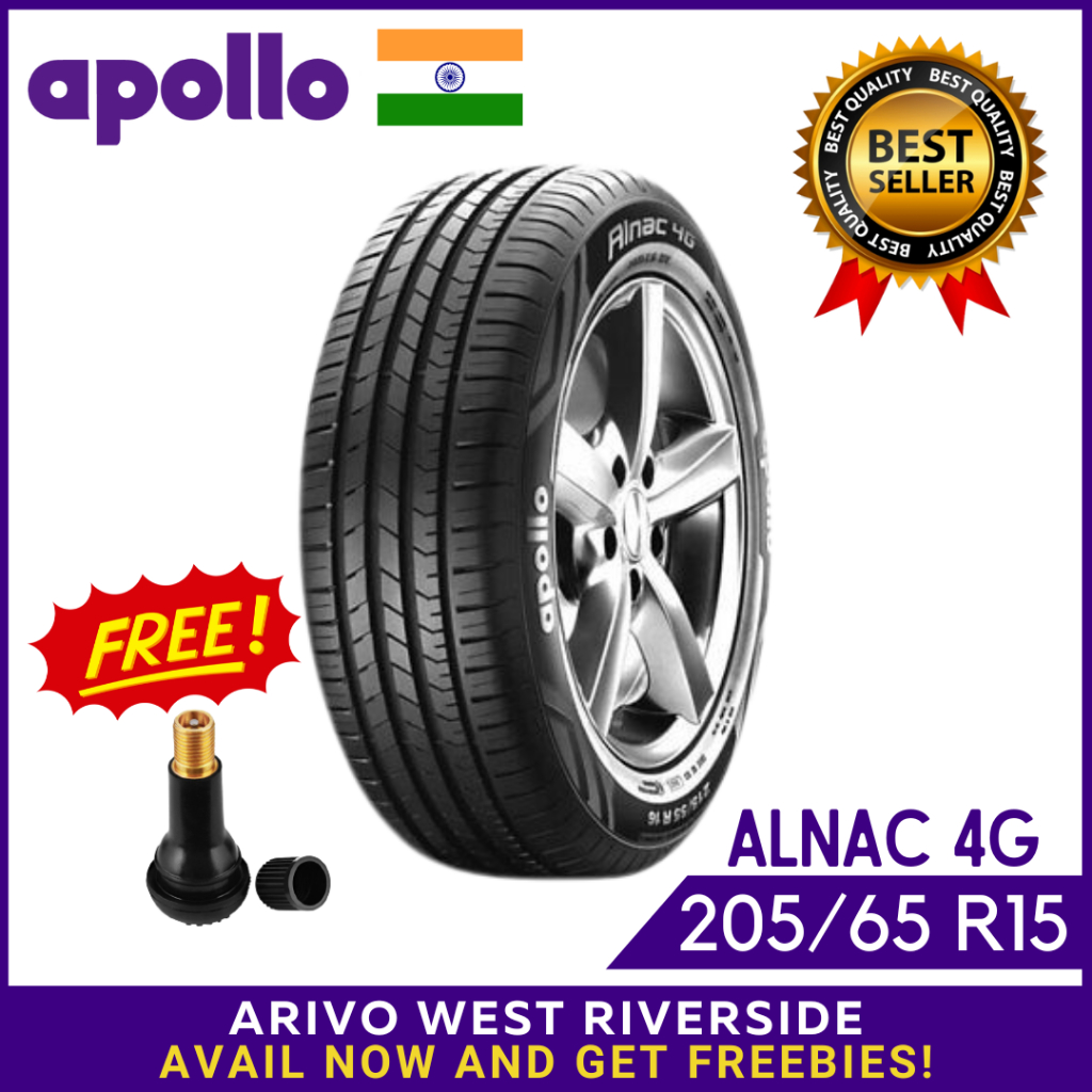 APOLLO 205/65 R15- 94V ALNAC 4G | Shopee Philippines