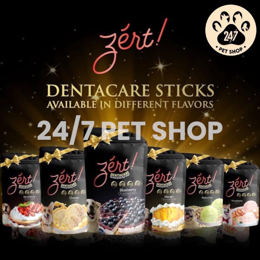 Zert Dentacare Dessert 100g 148g Dental Sticks Dentastix Dog Treats All ...