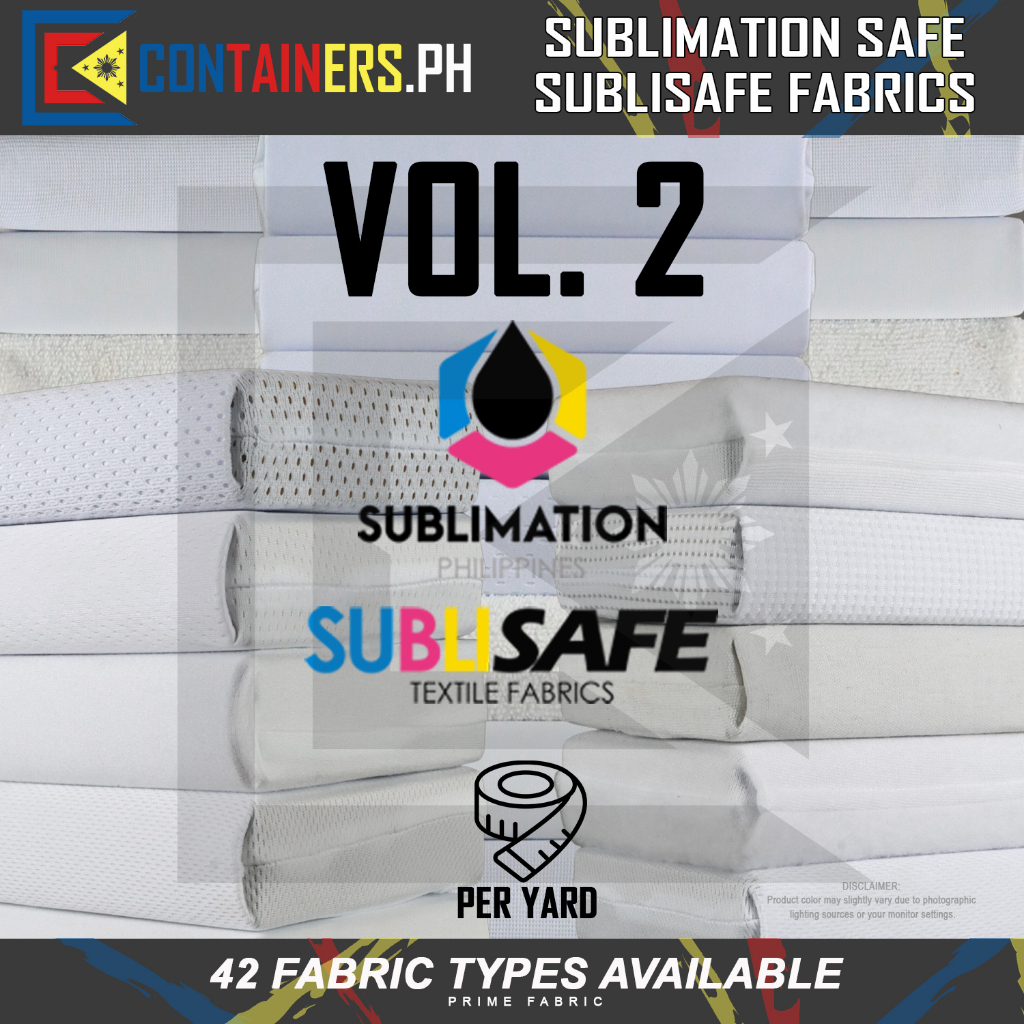 CONTAINERS.PH (PER YARD) Sublimation Safe Fabric Collection Vol.2 ...