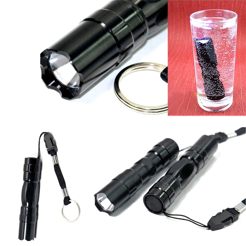 XPE+with battery Mini Flashlight Portable Light Lamp Super Bright ...
