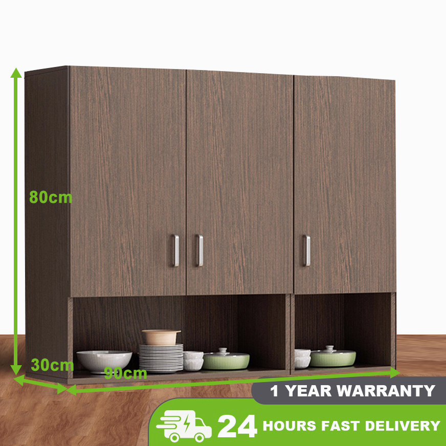 Kitchen hanging cabinet wall cabinet bedroom wall mounted storage kitchen cabinet | Shopee ...