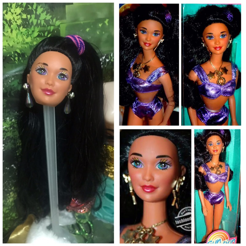 1991 vintage kira/marina sun sensation barbie doll HEAD ONLY | Shopee ...