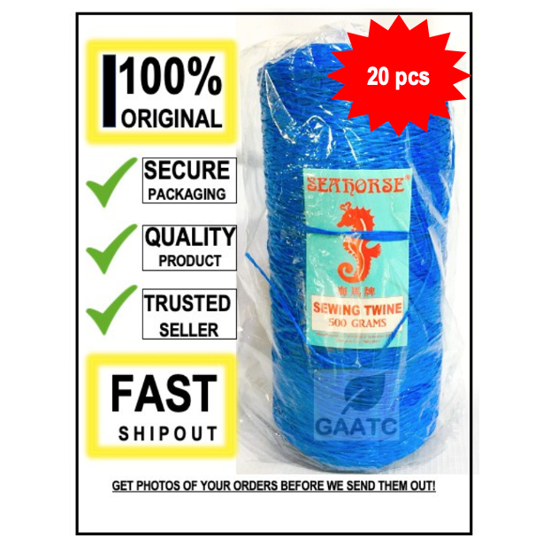 20PCS Sewing Twine Vegetable String Blue Pambalag Leteng 500grams ( 1 ...