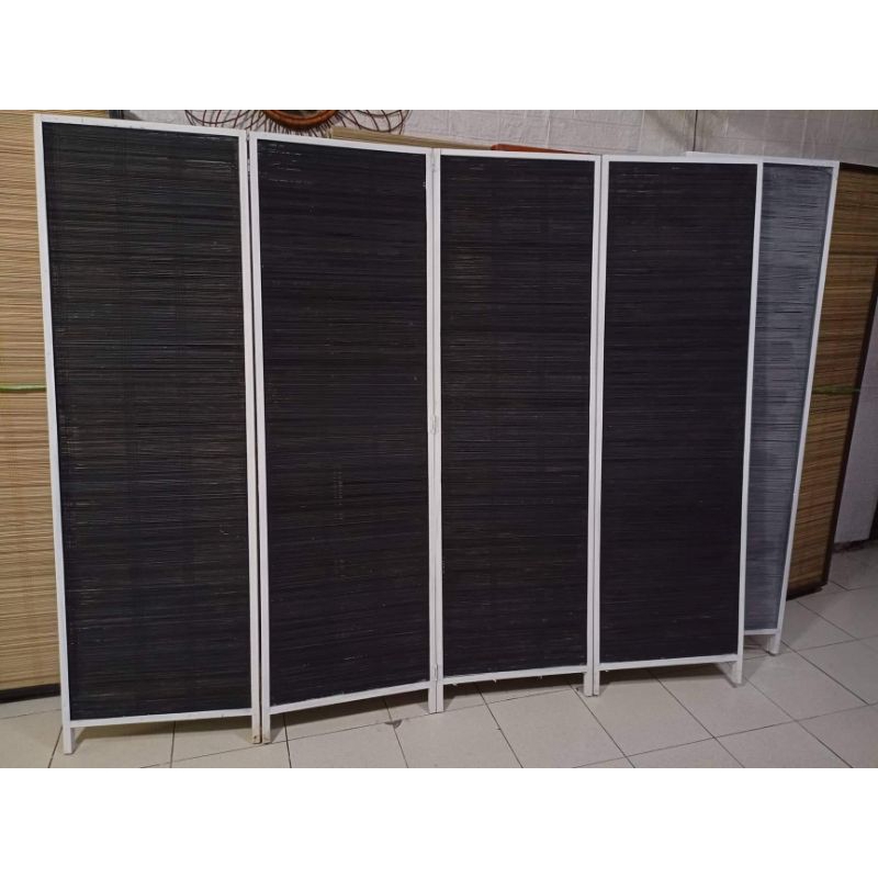 DIVIDER MOVEABLE with WHEELS/ROOM SHADES/PARTITION BIG/4PANELS 6FT H ...