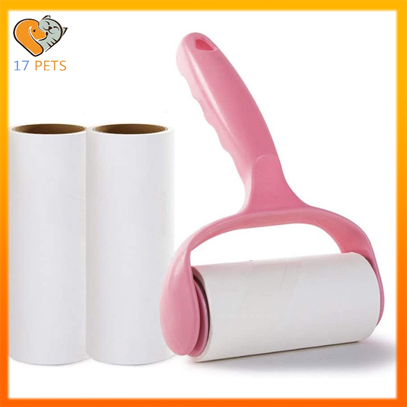 Sticky Hair Roller Pet Fur Remover Reusable Clothes Dust Fur Cleanning ...