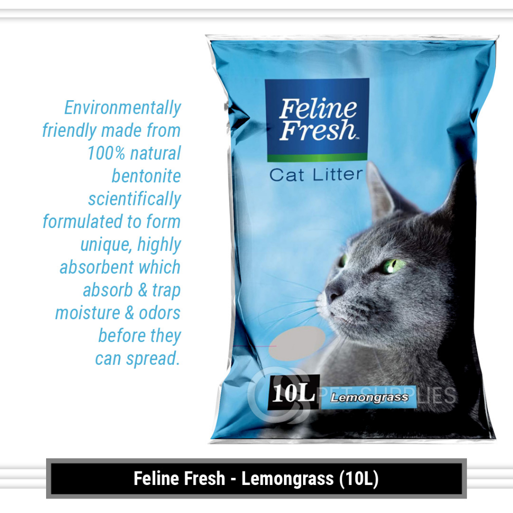 LAPETITE_Feline Fresh Clumping Cat Litter 10L | Shopee Philippines